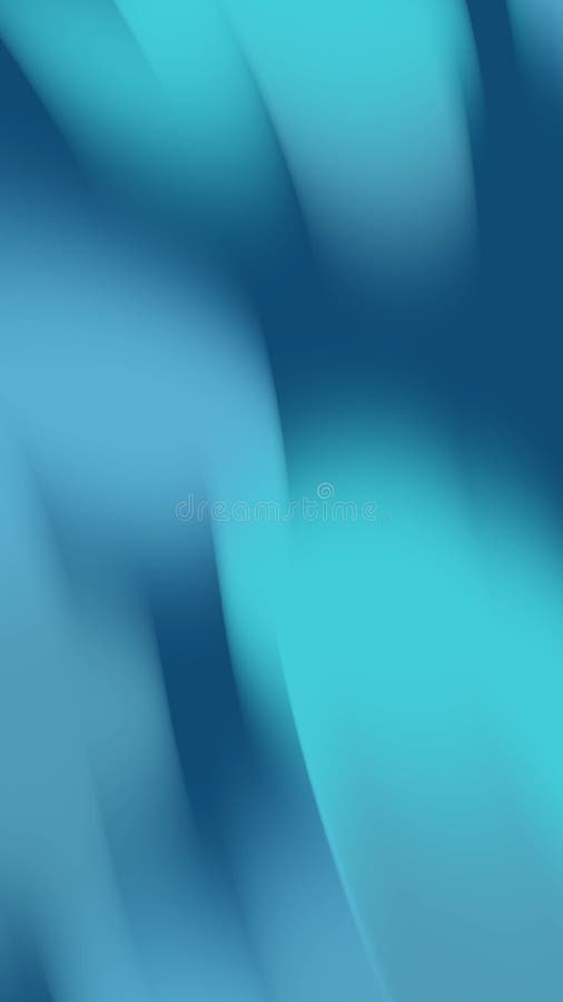 Abstract Blue Gradient Background: Serene Teal and Deep Blue Hues Swirling in a Smooth ...