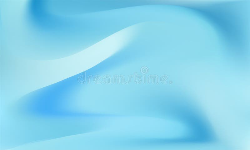 Abstract Blue Gradient Background. Smooth Fluid Waves Stock Vector ...