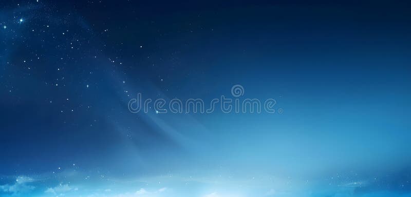 Abstract Blue Gradient Background with Stars and Light Rays Stock ...