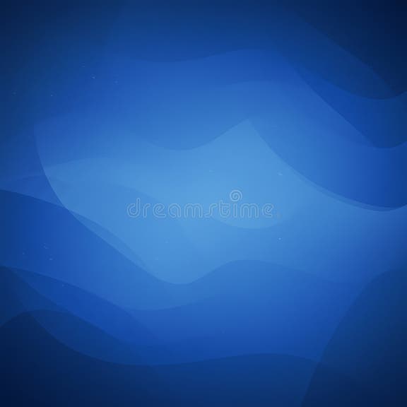 Abstract Blue Gradient Background with Subtle Wave Patterns and Light ...