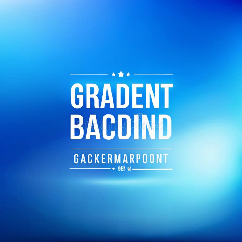 Abstract Blue Gradient Background for Text and Ads Stock Illustration ...