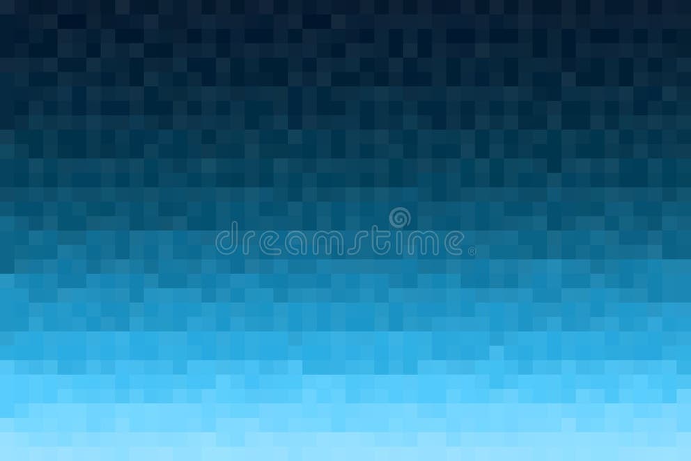 Blue Pixel Effect Gradient Background Geometric Abstract Rectangle ...