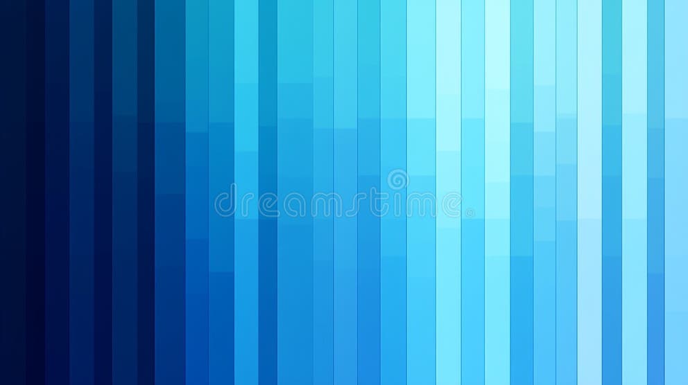 Abstract Blue Gradient Background Vertical Stripes of Pixelated Hues ...