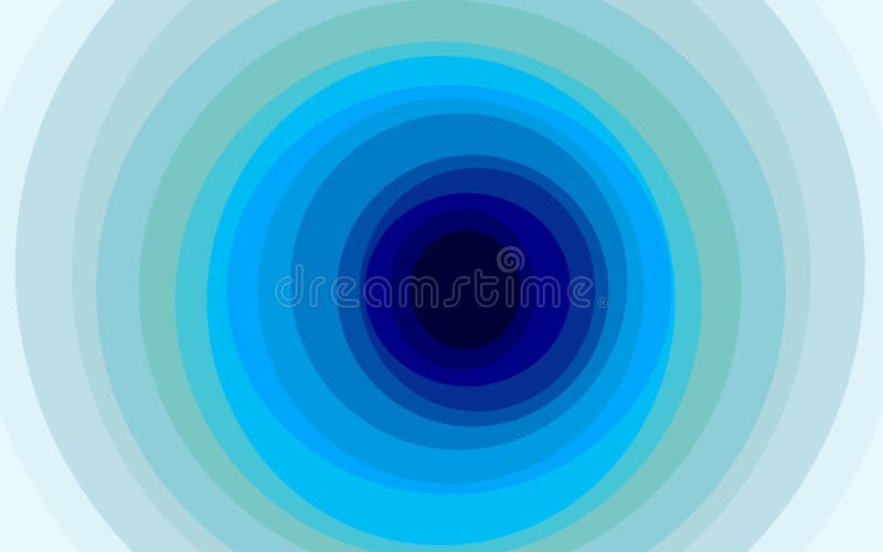 Abstract Blue Gradient Circles Banner Stock Illustration - Illustration ...