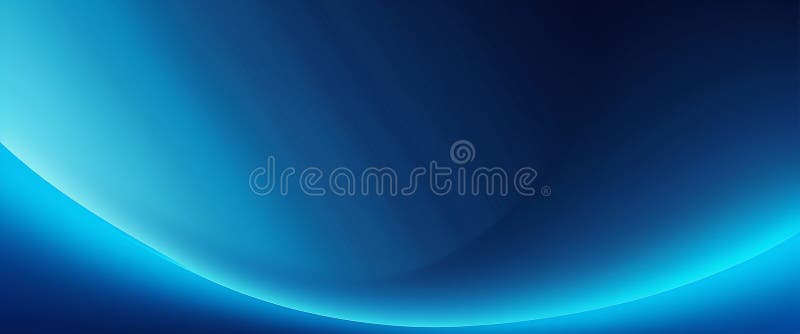 Abstract Blue Gradient Curve with Smooth Flowing Shapes and Minimalist ...