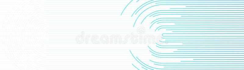 Abstract Blue Gradient Geometric Lines Pattern on White Background ...