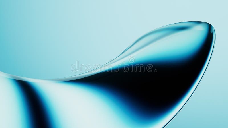 Abstract Blue Gradient Glass Background with Smooth Transitions of ...