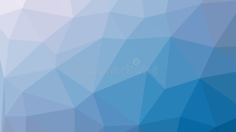 Abstract Blue Gradient Lowploly of Many Triangles Background for Use in ...