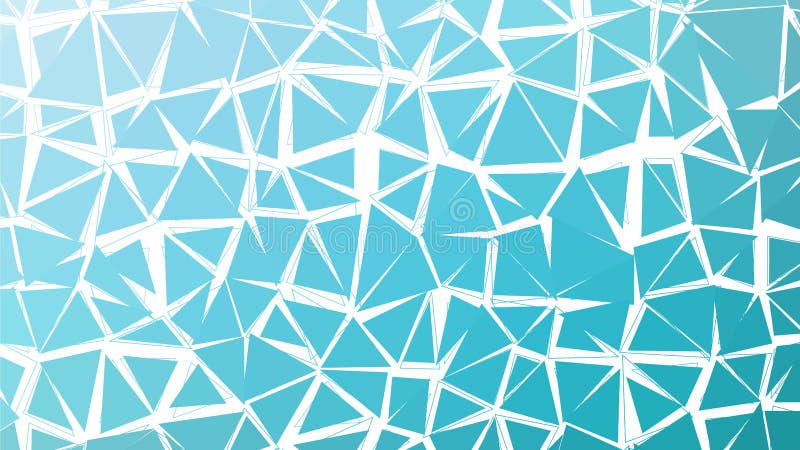 Abstract Blue Gradient Lowploly Of Many Triangles Background For Use In ...