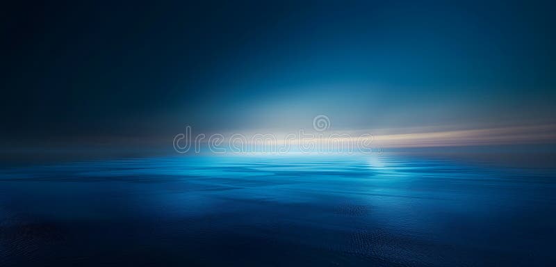 Abstract Blue Gradient Ocean Background Stock Illustration ...