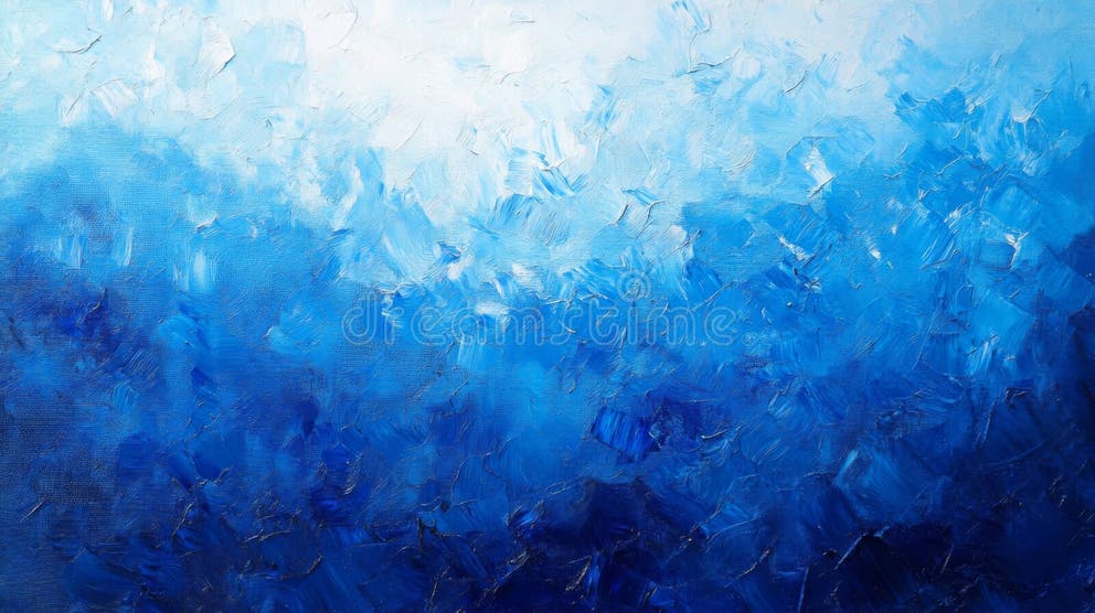 Abstract Blue Gradient Painting Texture Background Stock Illustration ...