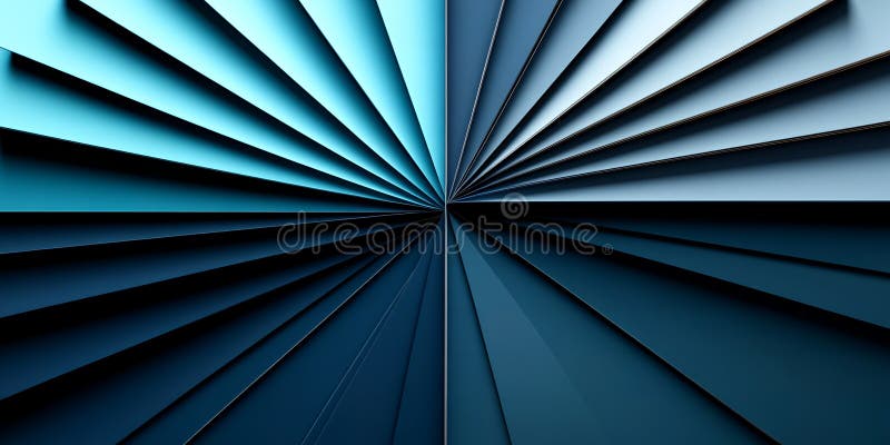 Abstract Blue Gradient Radial Lines Background Geometric Design Modern ...