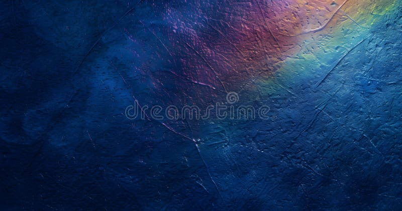 Abstract Blue Gradient with Rainbow Texture Stock Illustration ...