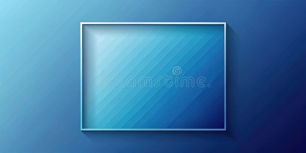 Abstract Blue Gradient Square Frame Design with Subtle Shadow ...