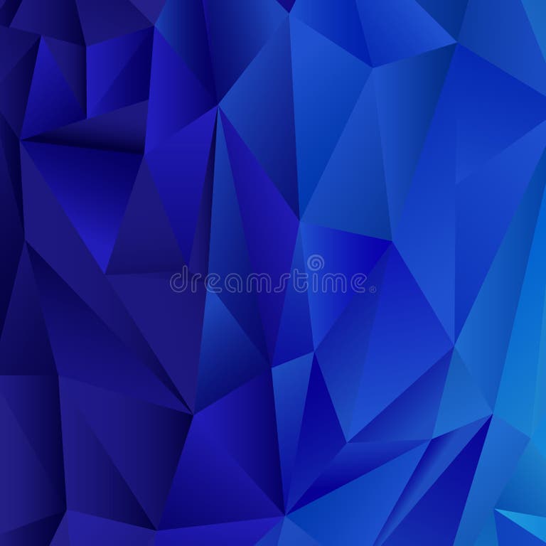 Abstract Blue Gradient Triangles of Different Sizes - Vector Stock Vector - Illustration of ...