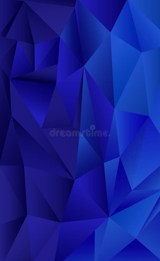 Abstract Blue Gradient Triangles of Different Sizes - Vector Stock ...