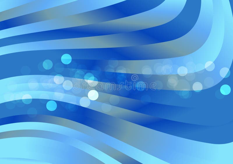 Abstract Blue Gradient Wave Background Vector Art Stock Vector ...
