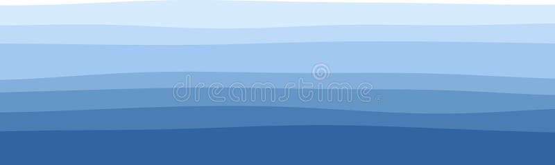 Abstract Blue Gradient Waves Background with Horizontal Layers Stock ...