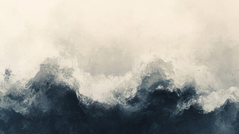 Abstract Blue Gray Beige Wave Texture Background Stock Illustration ...