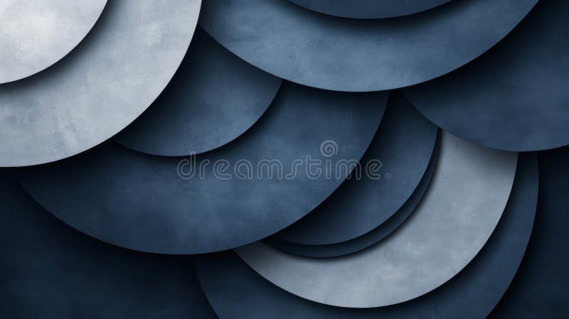 Abstract Blue and Gray Circular Pattern Background Stock Illustration ...