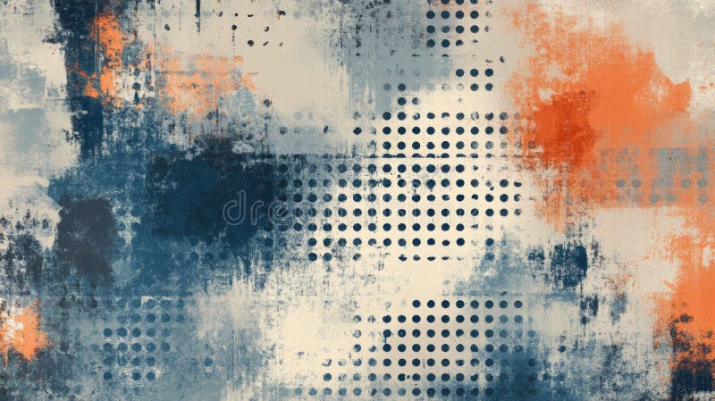 Abstract Blue Gray Orange Beige Paint Texture Background Stock ...