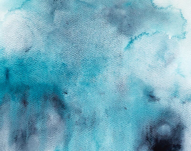 Abstract Blue Gray Watercolor Background Stock Photo - Image of draw ...