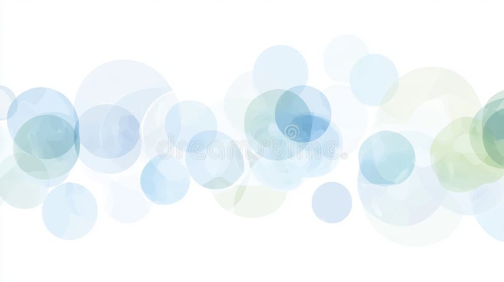 Abstract Blue and Green Bubbles Stock Illustration - Illustration of ...