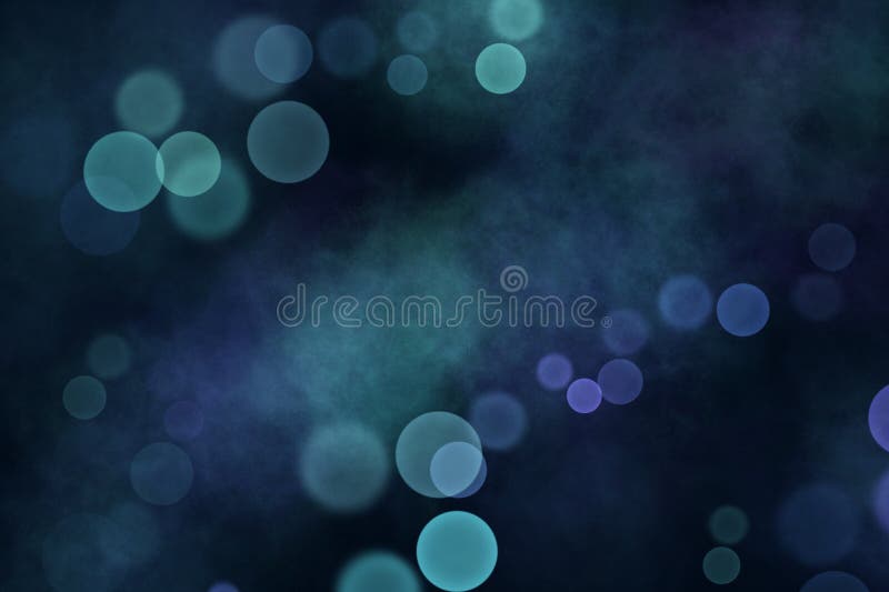 Abstract Blue, Green Bubbles. Festive Soft Background with Colored ...