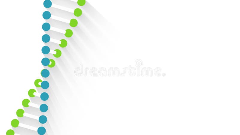 Abstract Blue Green DNA String Motion Background with Long Shadow Stock ...