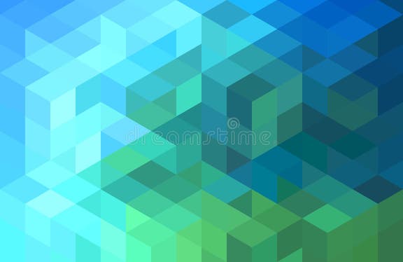 Abstract Blue Green Geometric Background, Vector Stock Vector ...