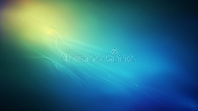 Abstract Blue and Green Gradient with Light Rays Stock Illustration ...