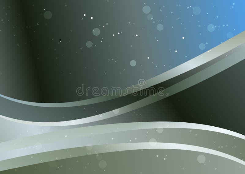 Abstract Blue Green and Grey Gradient Wave Background Stock Vector ...