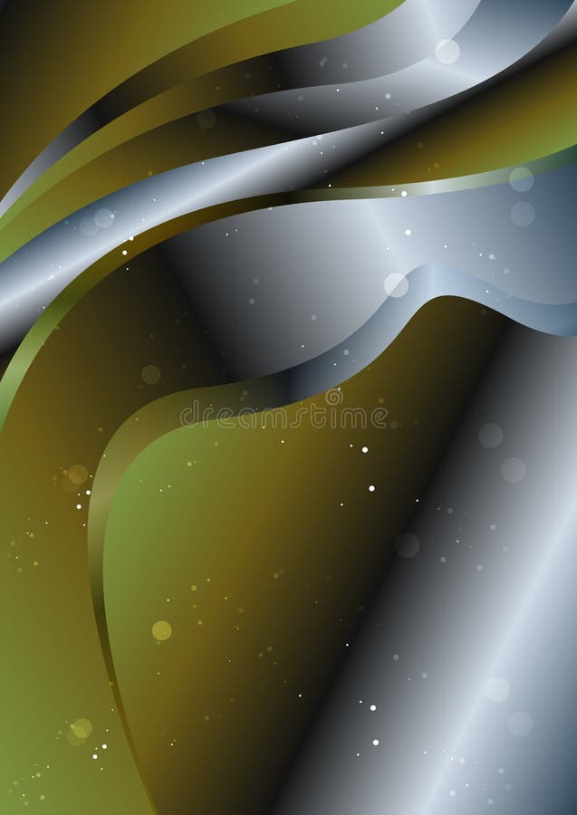 Abstract Blue Green and Grey Gradient Wave Background Vector Stock ...