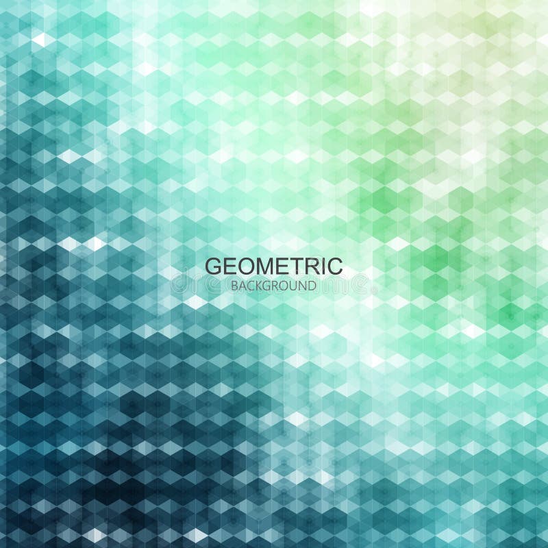 Abstract Blue and Green Hexagonal Background. Vector. Template Design for Science or Technology ...