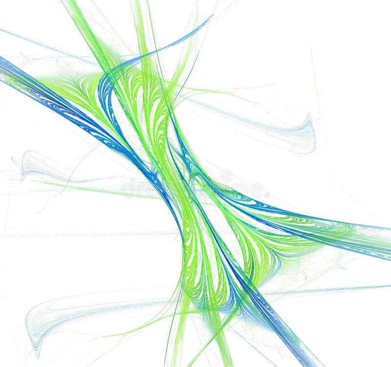 Abstract Blue Green Linear Pattern without Background Stock Photo ...