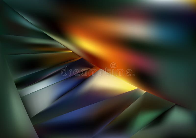Abstract Blue Green and Orange Graphic Background Vector Stock Vector ...