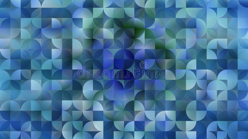 Abstract Blue and Green Quarter Circles Background Stock Vector ...