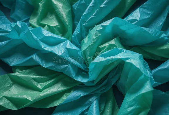 Abstract Blue and Green Tissue Paper Texture Stock Illustration ...