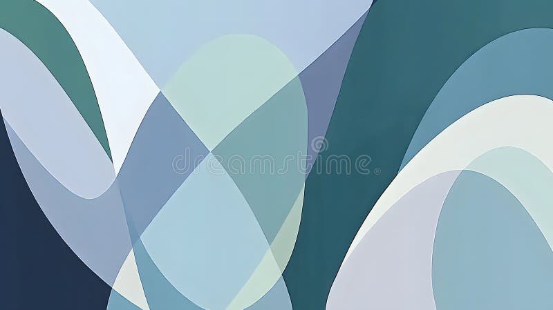 Abstract Blue Green Wave Overlay Design Background Royalty Free Image ...