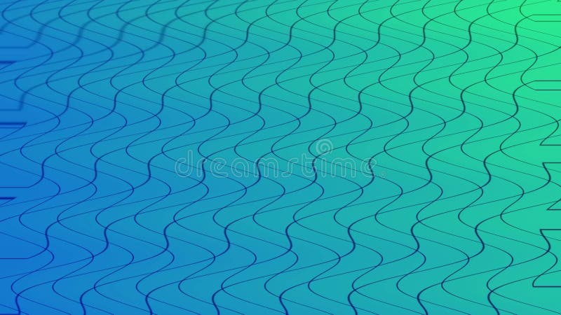 Abstract Blue and Green Wave Pattern Stock Video - Video of texture ...
