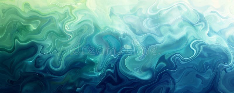 Abstract Blue and Green Wavy Pattern Background Stock Photo - Image of ...