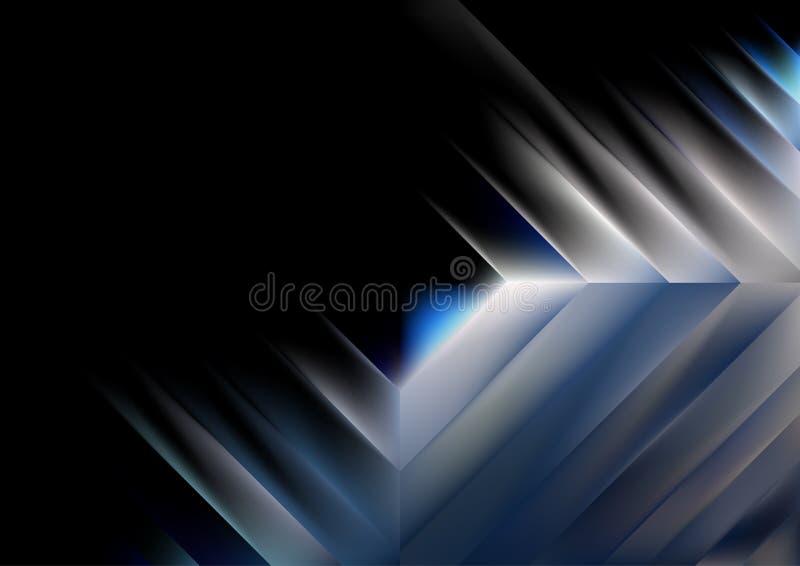 Abstract Blue Grey and Black Background Stock Vector - Illustration of ...