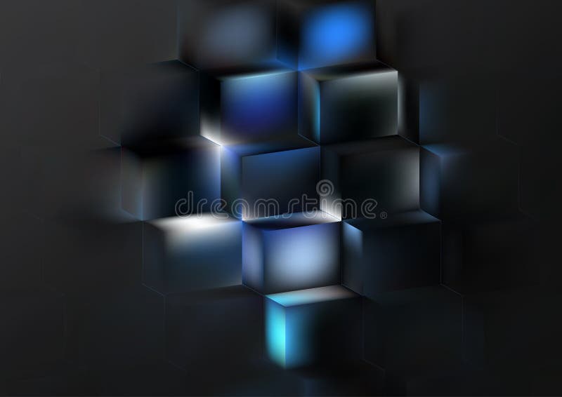 Abstract Blue Grey and Black Background Vector Art Stock Vector ...