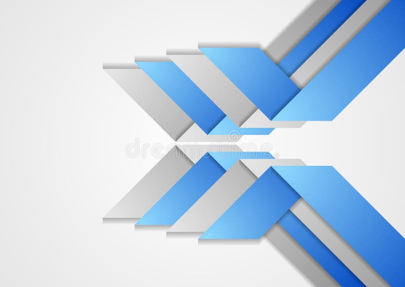 Abstract Blue Grey Tech Business Template Background Stock Vector ...