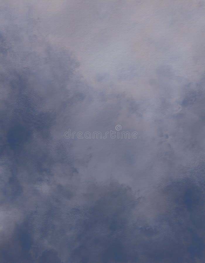 Abstract Blue and Grey Watercolor Background Creating a Cloudy Sky ...