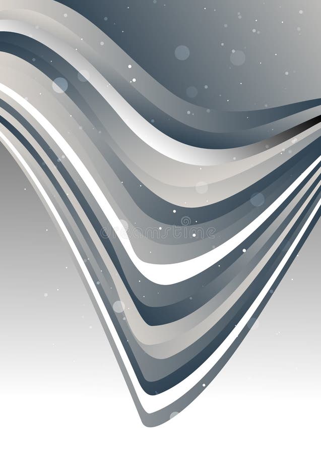 Abstract Blue and Grey Wave Background Vector Illustration Stock Vector ...