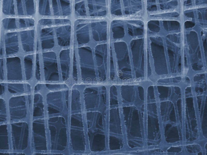 Abstract Blue Grid Structure. Stock Illustration - Illustration of ...