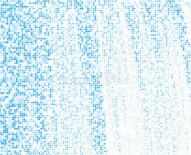 Abstract Blue Halftone Dotted Background Stock Vector - Illustration of ...
