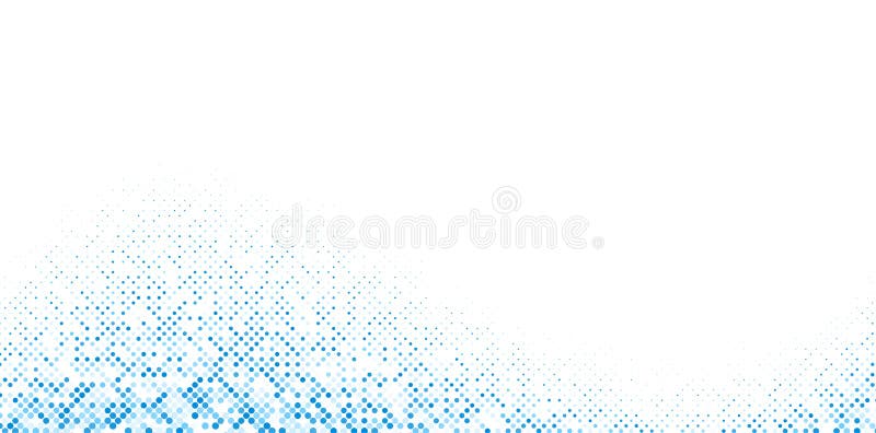 Abstract Blue Halftone Dotted Background Stock Vector - Illustration of ...