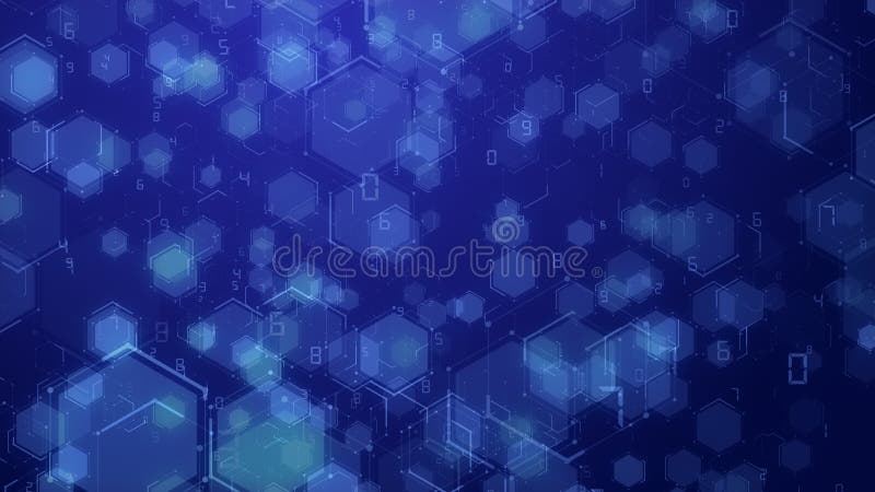 Abstract Blue Hexagon Honeycomb Digital Technology Background Code ... Abstract Blue Hexagon Honeycomb Digital Technology Background Code ...